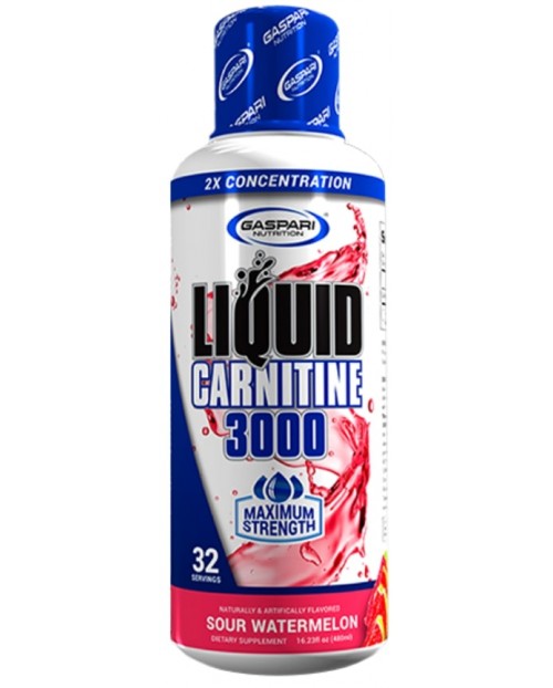 Liquid Carnitine 3000, диня, 480 ml, Gaspari Nutrition | Ozone.bg