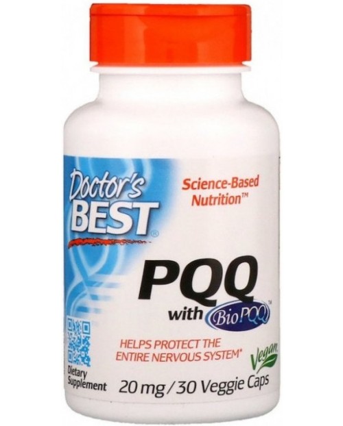 PQQ with BioPQQ, 20 mg, 30 капсули, Doctor's Best | Ozone.bg