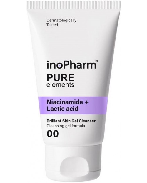 InoPharm Pure Elements Почистващ гел за лице Brilliant Skin, 150 ml ...
