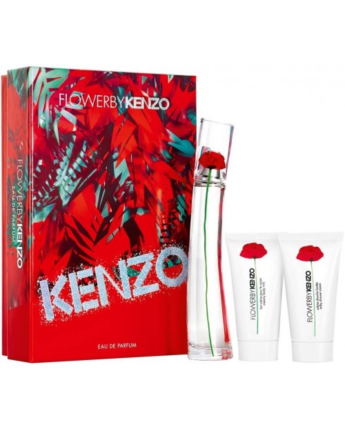 Kenzo Подаръчен комплект Flower by Kenzo, 3 части | Ozone.bg
