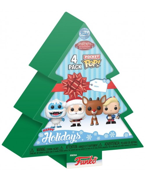 Комплект фигури Funko Pocket POP! Animation: Rudolph The Red-Nosed ...