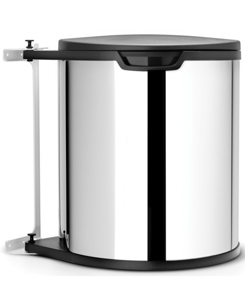 Кош за отпадъци за вграждане Brabantia - Built-In, 15 l, Brilliant ...