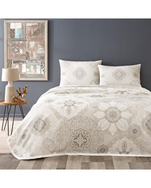 Комплект за спалня с пике TAC - PKB Pike Takimi Malina | Ozone.bg