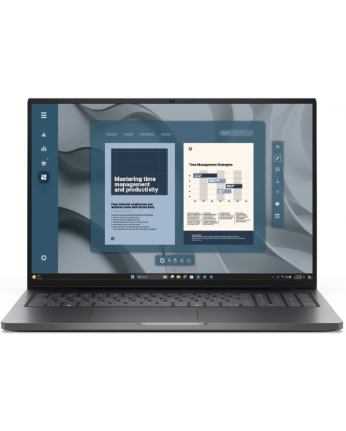 Лаптоп Dell - Pro 16 PC16255, 16'', FHD, Ryzen 5, 8GB/512GB, Magnetite ...