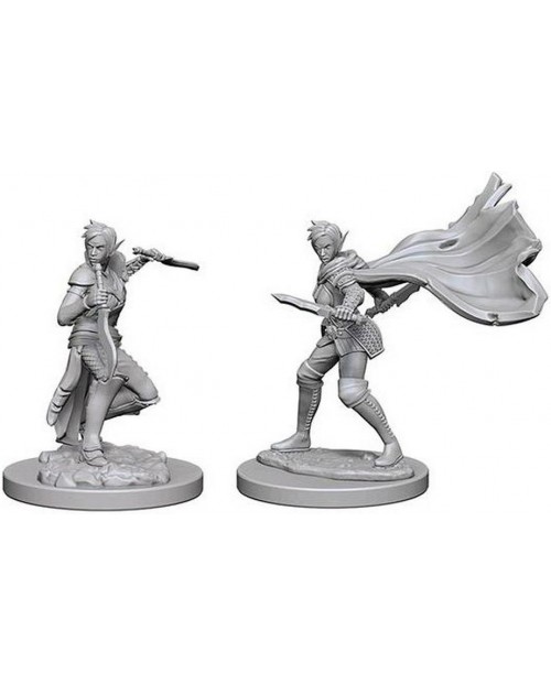 Модел Pathfinder Deep Cuts Unpainted Miniatures - Elf Female Rogue ...