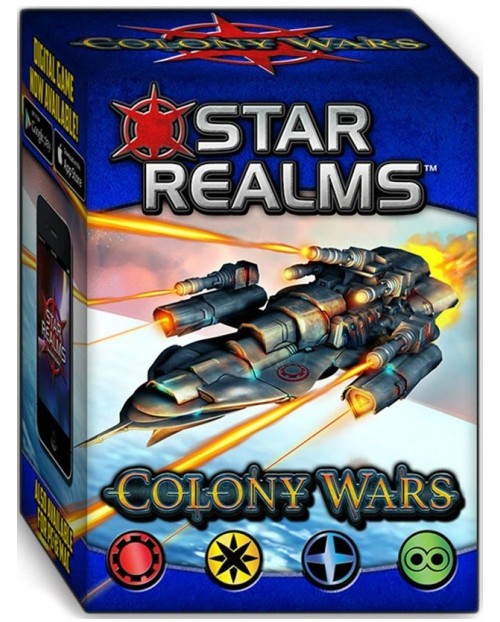 Настолна игра за двама Star Realms Deckbuilding Game: Colony Wars ...