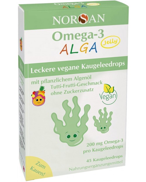 Omega-3 Alga, 45 желирани таблетки, Norsan | Ozone.bg