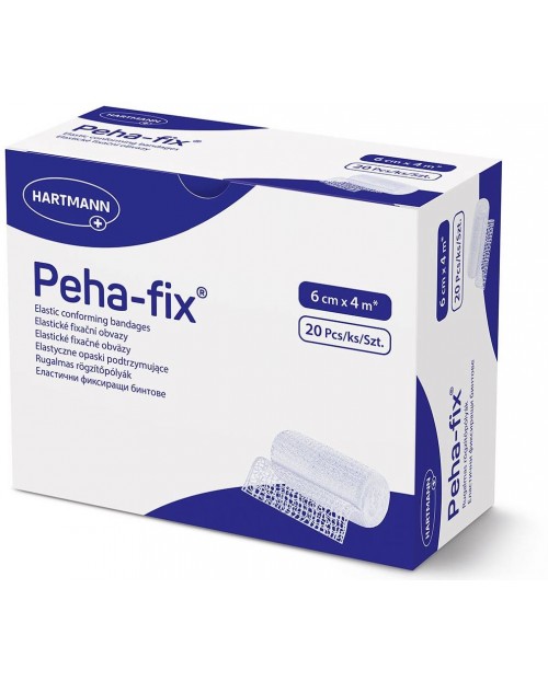 Peha-fix Крепов бинт, 6 cm x 4 m, 20 броя, Hartmann | Ozone.bg