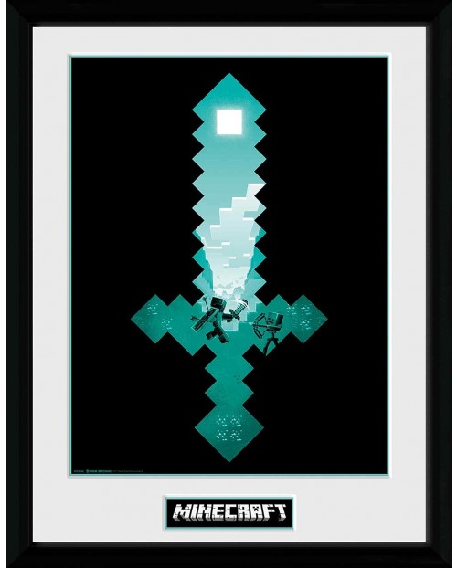 Плакат с рамка GB eye Games: Minecraft - Diamond Sword | Ozone.bg
