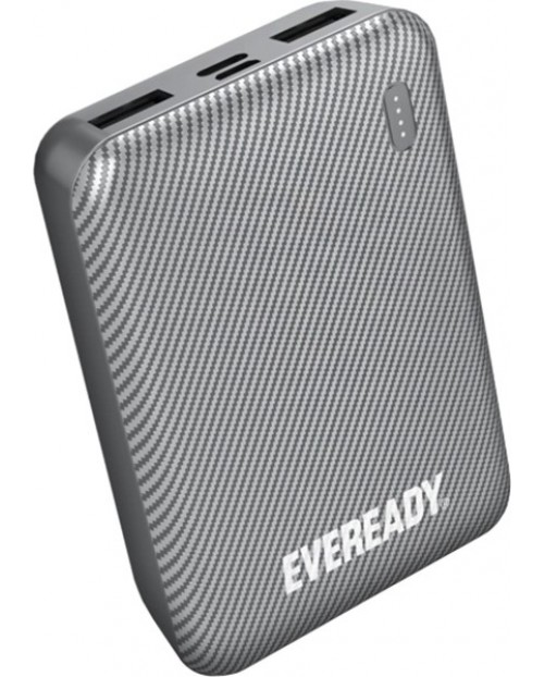 Портативна батерия EVEREADY - Power Bank Mini, 10 000 mAh, сребриста ...