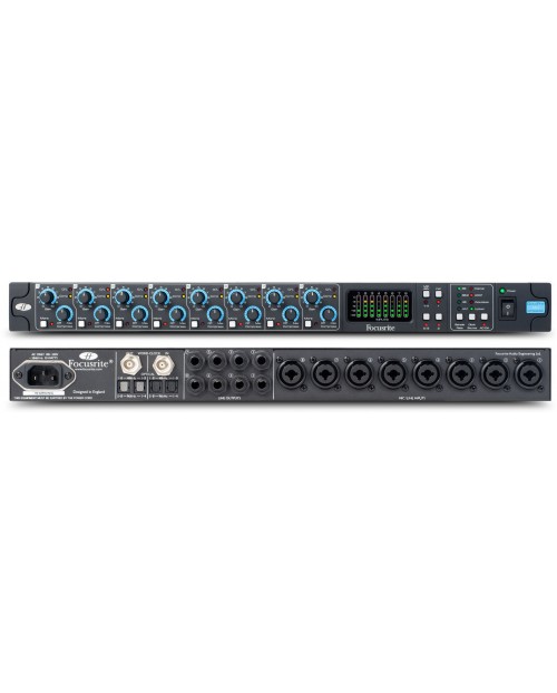 Предусилвател Focusrite - OctoPre MK II Dynamic, черен | Ozone.bg