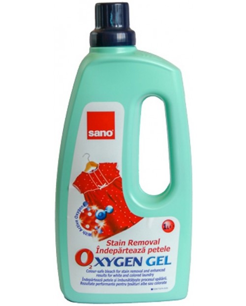 Препарат за петна Sano - Oxygen gel, 1 L | Ozone.bg