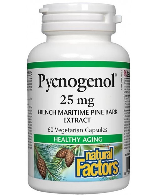 Pycnogenol, 25 mg, 60 капсули, Natural Factors | Ozone.bg