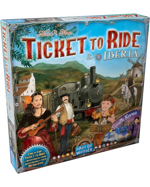 Разширение за настолна игра Ticket to Ride Map Collection 8: Iberia ...