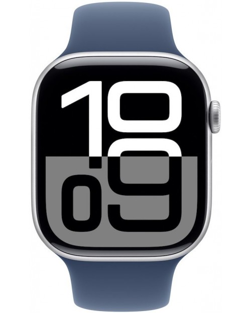 Смарт часовник Apple - Watch S10 Cell, 46 mm, S/M, Silver Alu Case with ...