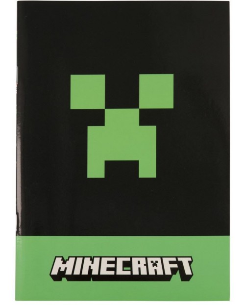 Тетрадка Graffiti Minecraft - Greeper, А5, малки квадратчета | Ozone.bg