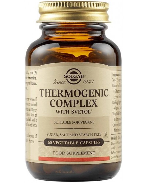 Thermogenic Complex with Svetol, 60 растителни капсули, Solgar | Ozone.bg