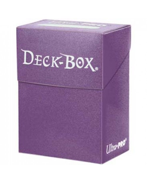 Ultra Pro Solid Deck Box - Standard & Small Size - Purple | Ozone.bg