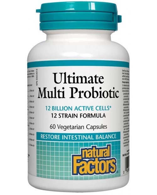 Ultimate Multi Probiotic, 60 капсули, Natural Factors | Ozone.bg
