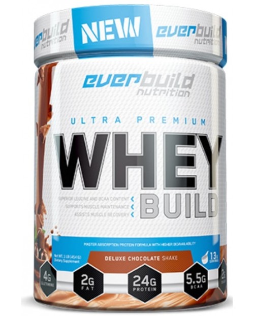Ultra Premium Whey Build, мока капучино, 454 g, Everbuild | Ozone.bg