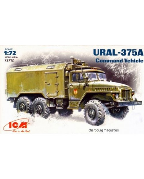 Военен сглобяем модел - Руски команден камион УРАЛ-375А /URAL-375A ...