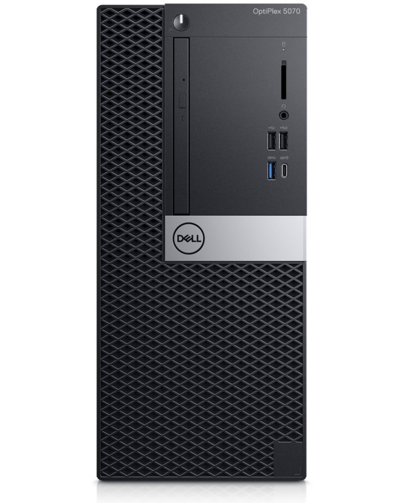 Настолен компютър Dell Optiplex - 5070 MT, черен | Ozone.bg
