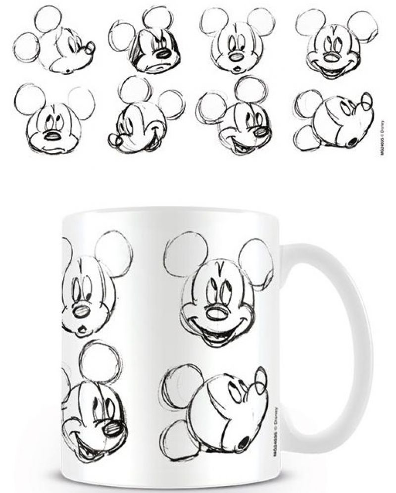 Чаша Pyramid Disney: Mickey Mouse - Sketch Faces | Ozone.bg