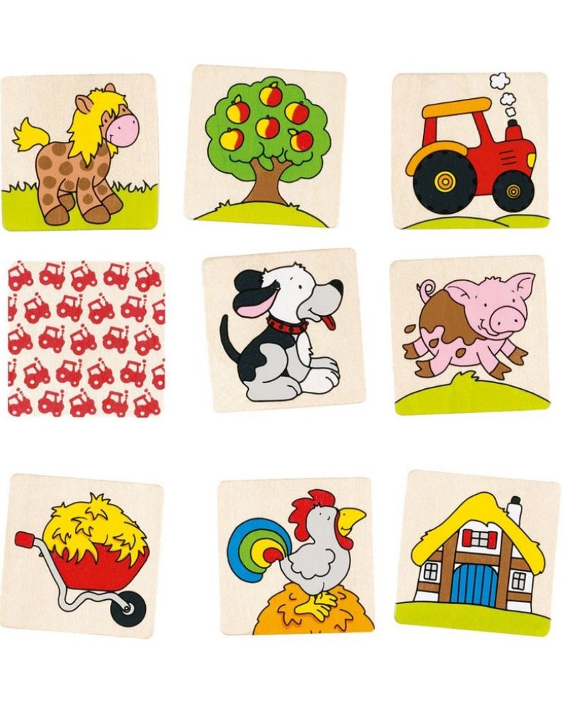 Детска игра за памет Goki - Ферма | Ozone.bg