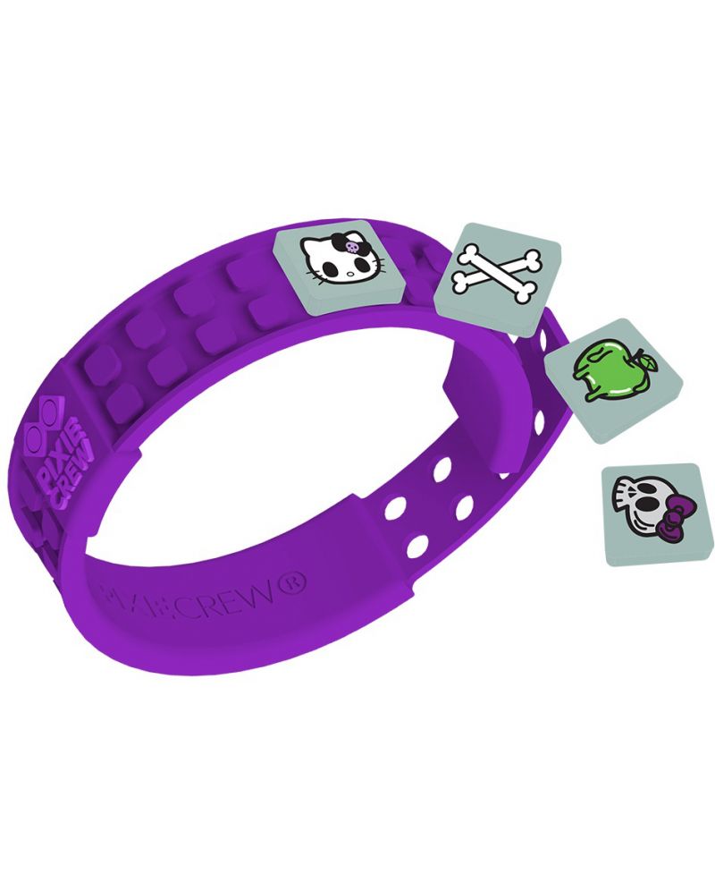 Гривна с пиксели Pixie Crew - Hello Kitty, Purple | Ozone.bg
