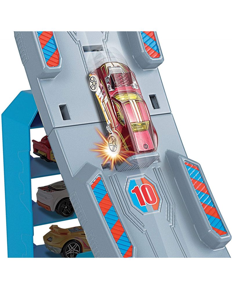 Игрален комплект Hot Wheels Action - Писта с изстрелвачка, Hill Climb ...