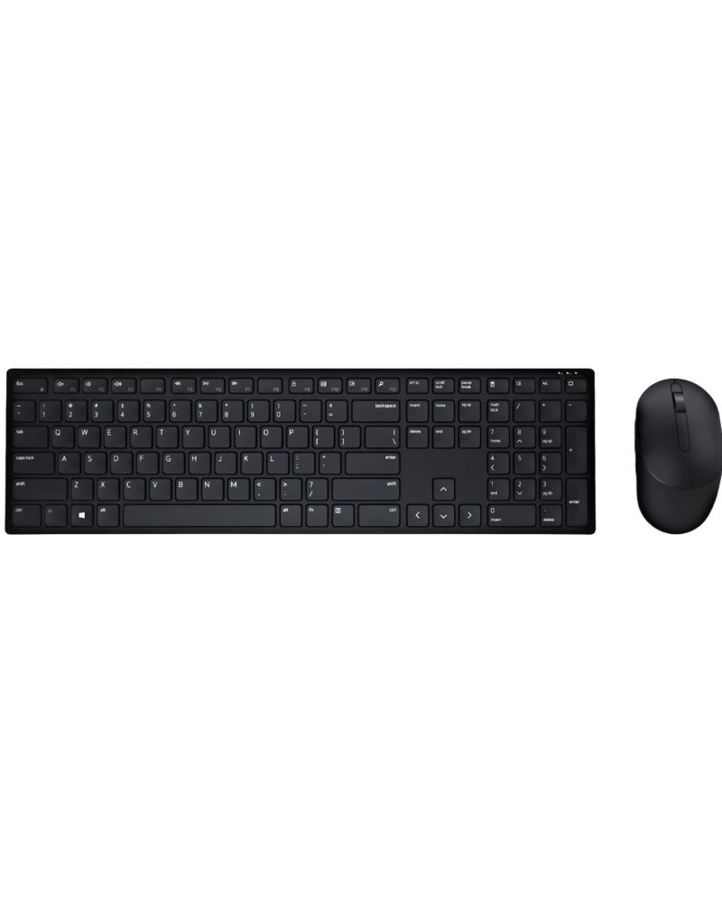 Комплект Dell - Pro Wireless Keyboard + Mouse KM5221W, безжичен, черен ...