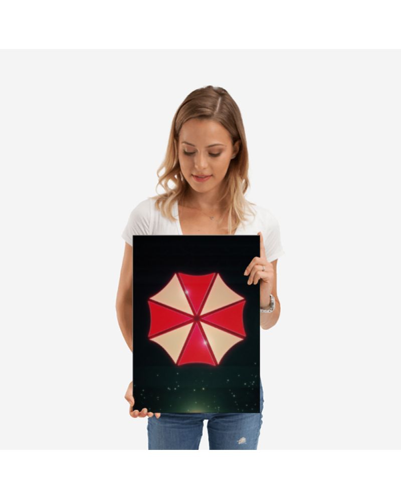 Метален постер Displate Movies: Resident Evil - Umbrella Corp | Ozone.bg