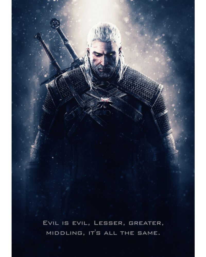 Метален постер Displate - Witcher - Wild Hunt | Ozone.bg