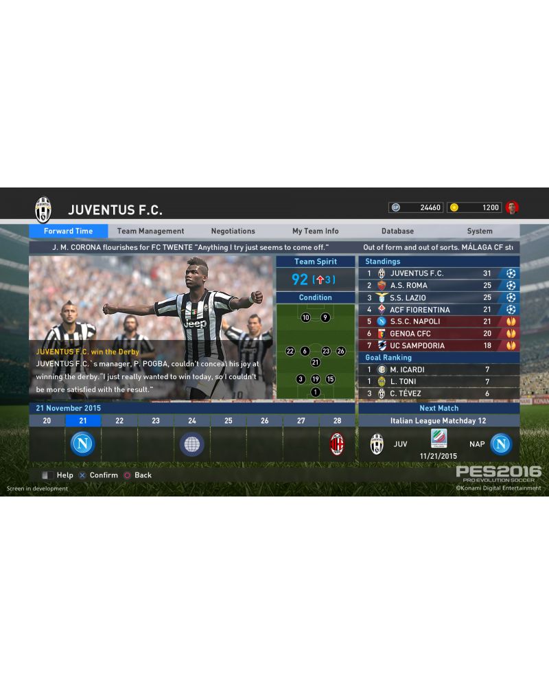 Pro Evolution Soccer 2016 (PC) | Ozone.bg