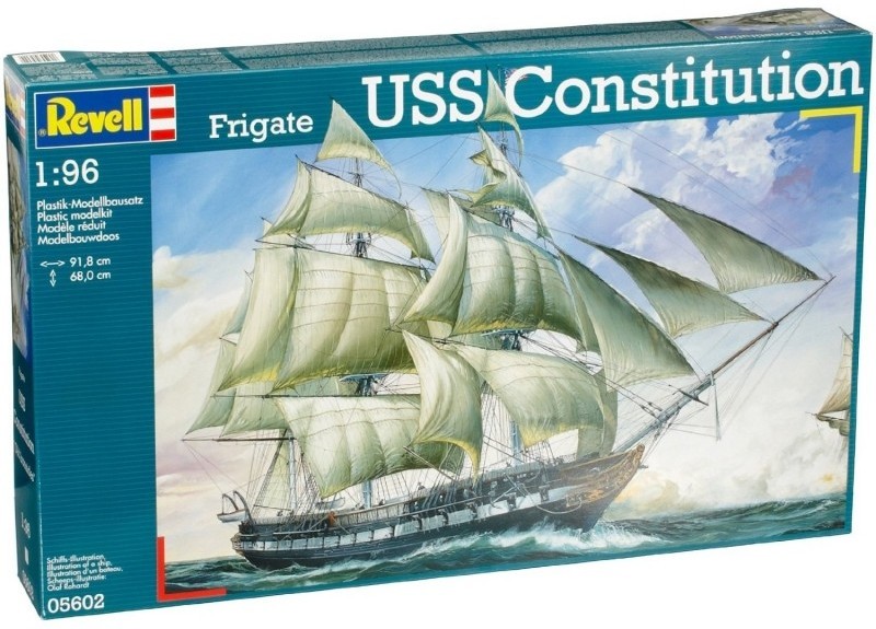 Сглобяем модел на ветроходен кораб Revell - U.S.S. Constitution (5602 ...