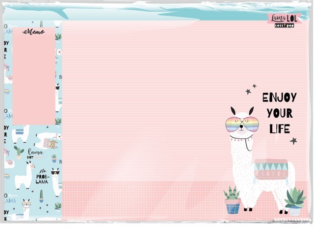 Подложка за бюро Lizzy Card - Lama LOL, Lollipop | Ozone.bg