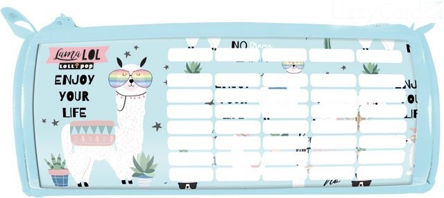 Ученически овален несесер Lizzy Card - Lama LOL, с програма | Ozone.bg