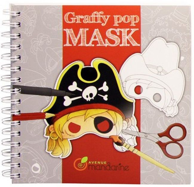 Творчески комплект Avenue Mandarine Graffy Pop - Оцвети и създай маски ...