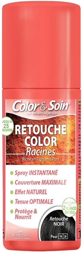 3 Chenes Color & Soin Оцветяващ спрей за коса, Черен, 75 ml | Ozone.bg
