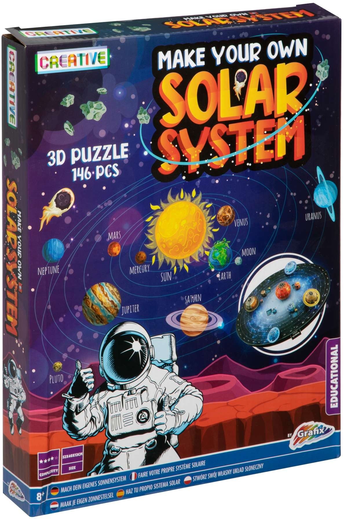 3D пъзел Grafix от 146 части - Слънчева система | Супер цена | Ozone.bg
