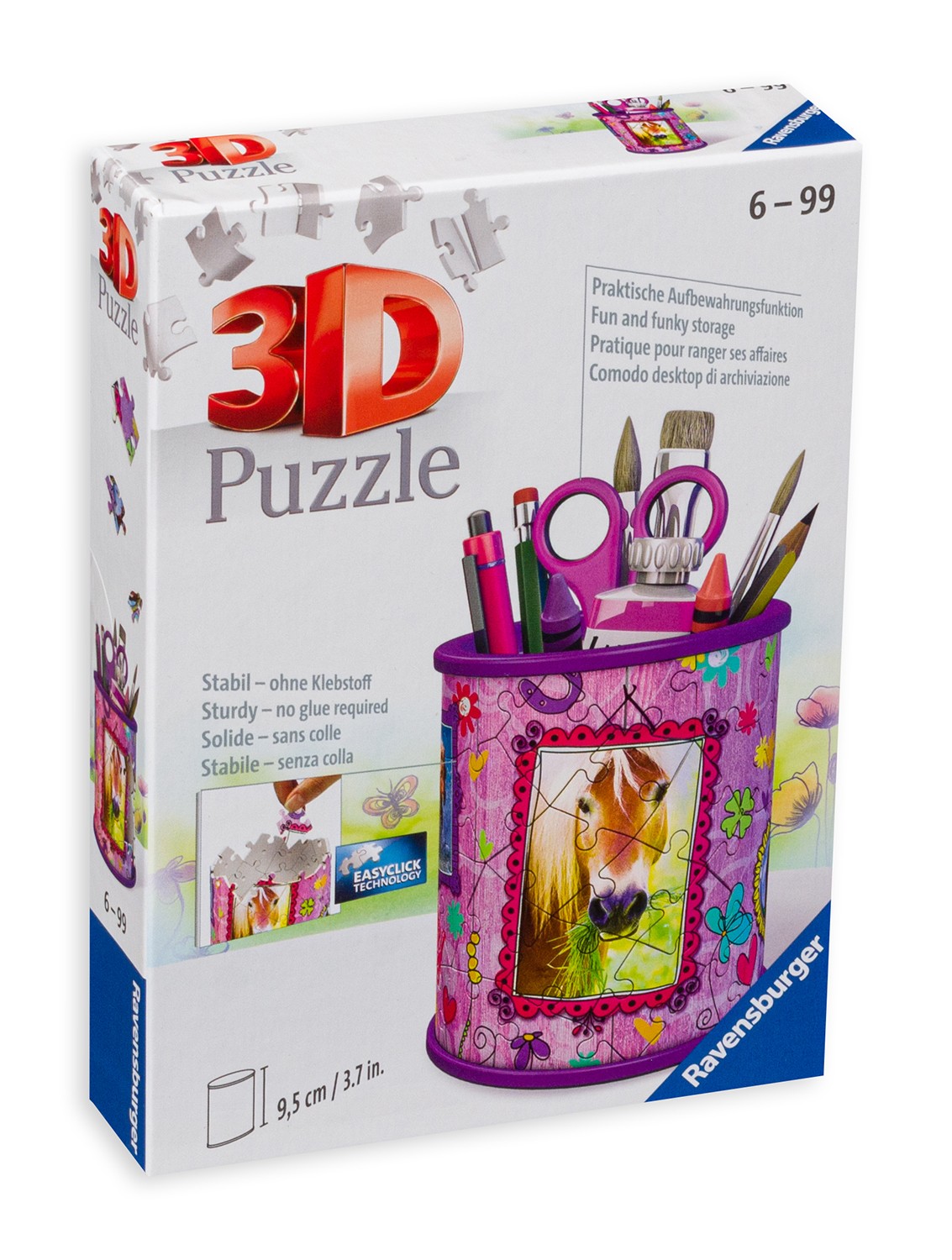 3D Пъзел Ravensburger от 54 части - Коне, мини | Супер цена | Ozone.bg