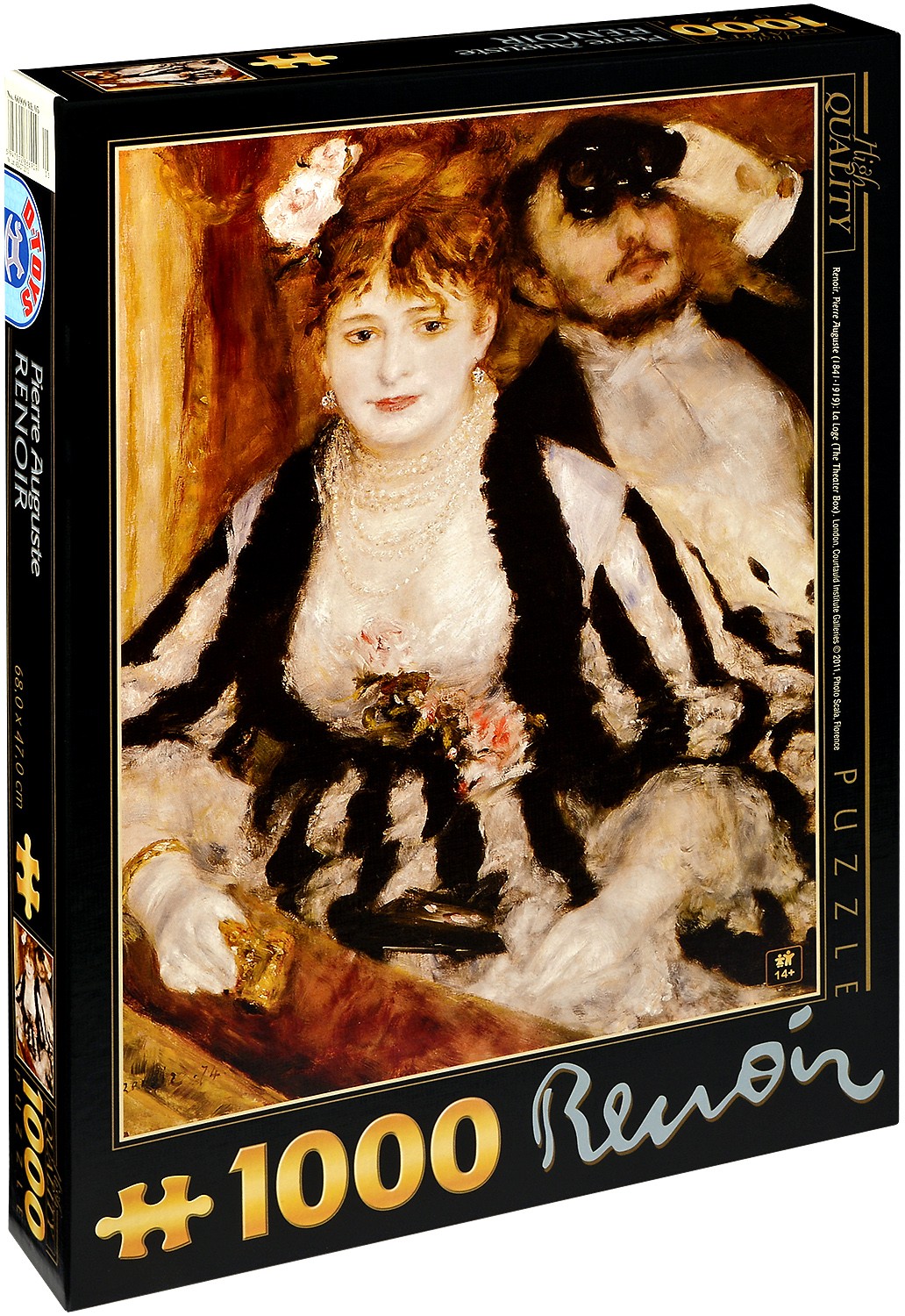 Пъзел D-Toys от 1000 части – Ложата, Пиер Реноар | Супер цена | Ozone.bg