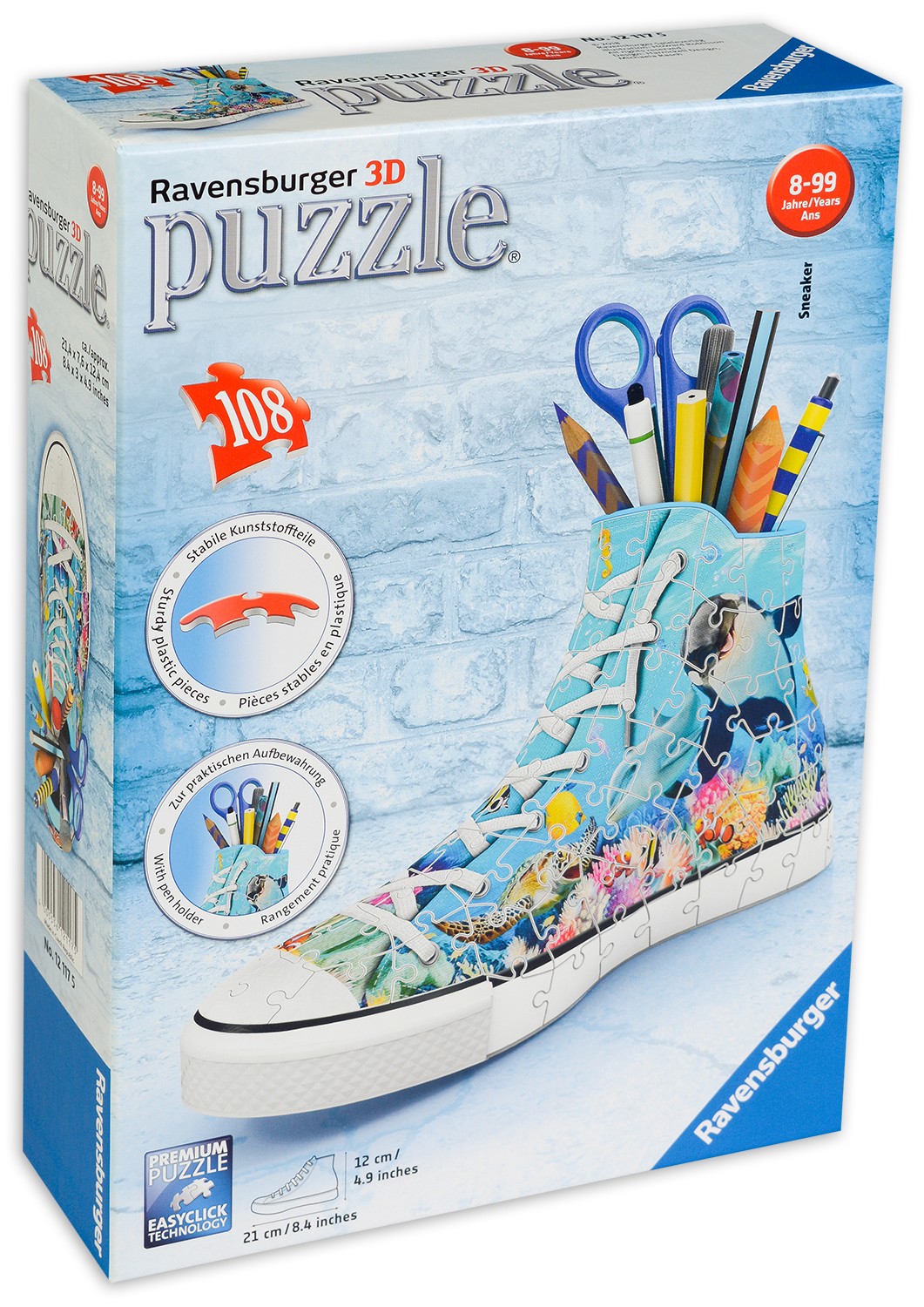 3D пъзел Ravensburger от 108 части - Обувка, Под водата | Супер цена ...