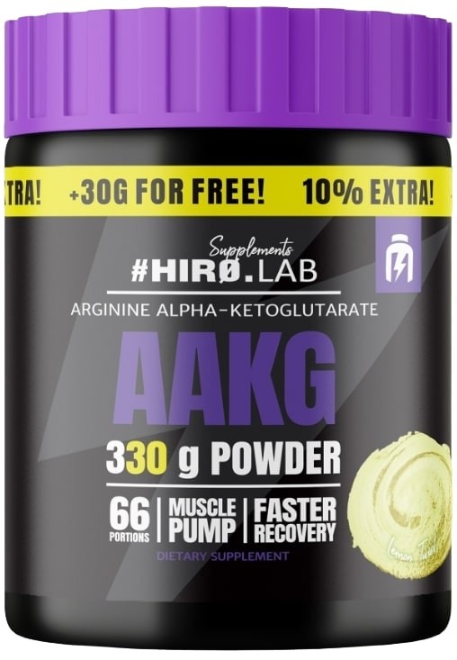 AAKG Powder, лимон, 330 g, Hero.Lab | Ozone.bg