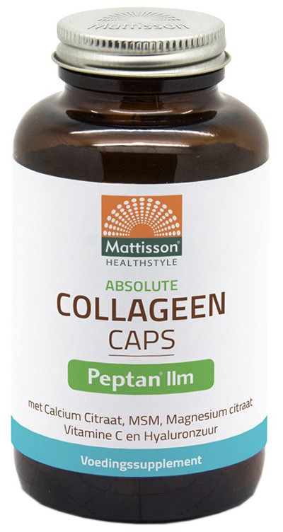 Absolute Collageen Peptan Type II, 180 капсули, Mattisson Healthstyle ...
