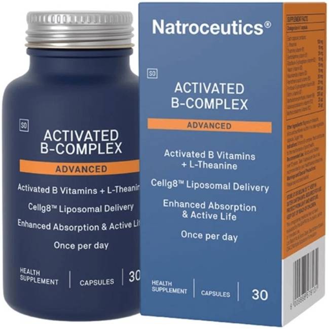 Activated B-Complex Advanced, 30 капсули, Natroceutics | Ozone.bg