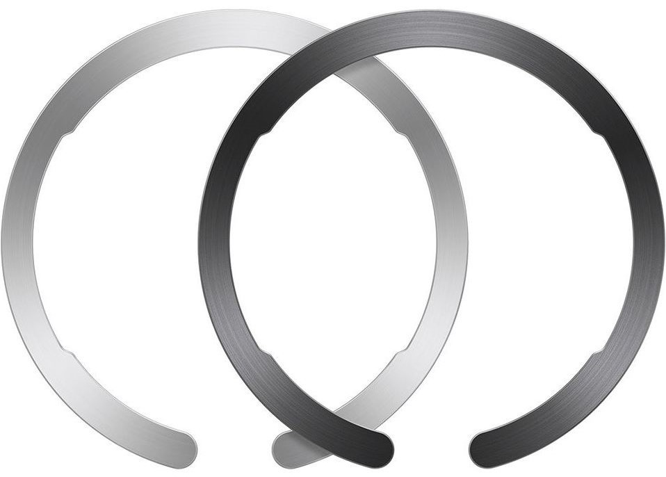 Адаптер ESR - HaloLock Universal Ring, 2 броя, черен/сребрист | Ozone.bg