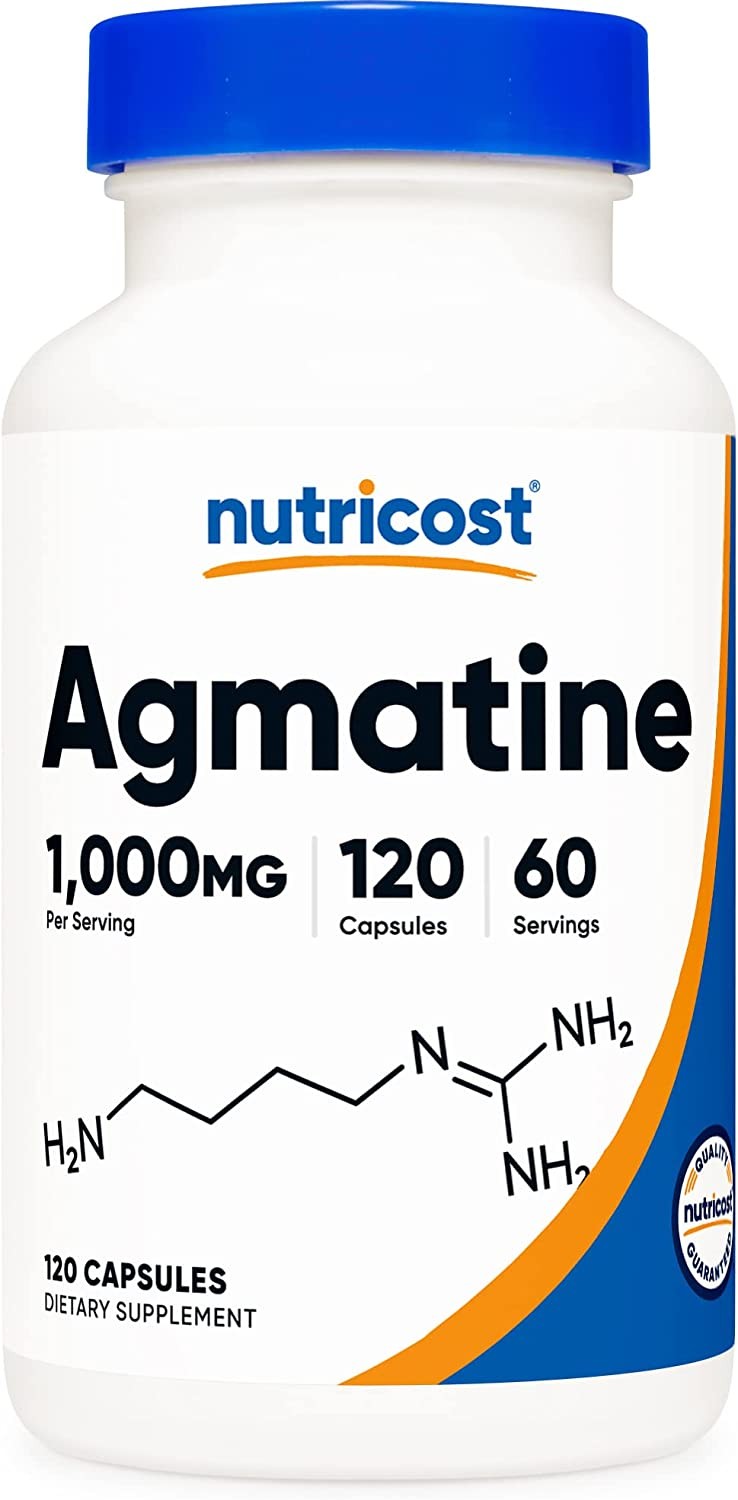 Agmatine, 120 капсули, Nutricost | Ozone.bg