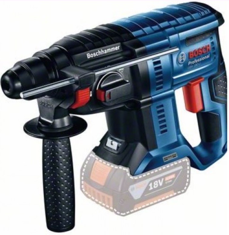 Акумулаторен безчетков перфоратор Bosch - Professional GBH 180 LI, Solo | Ozone.bg