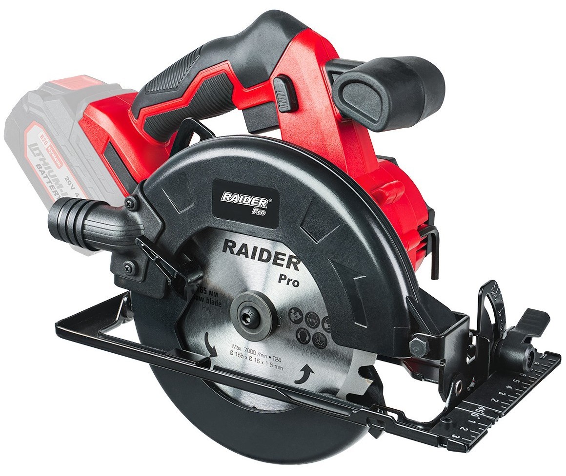 Акумулаторен циркуляр Raider - R20 Pro, RDP-YCS20, 165 x 20 mm, Solo | Ozone.bg